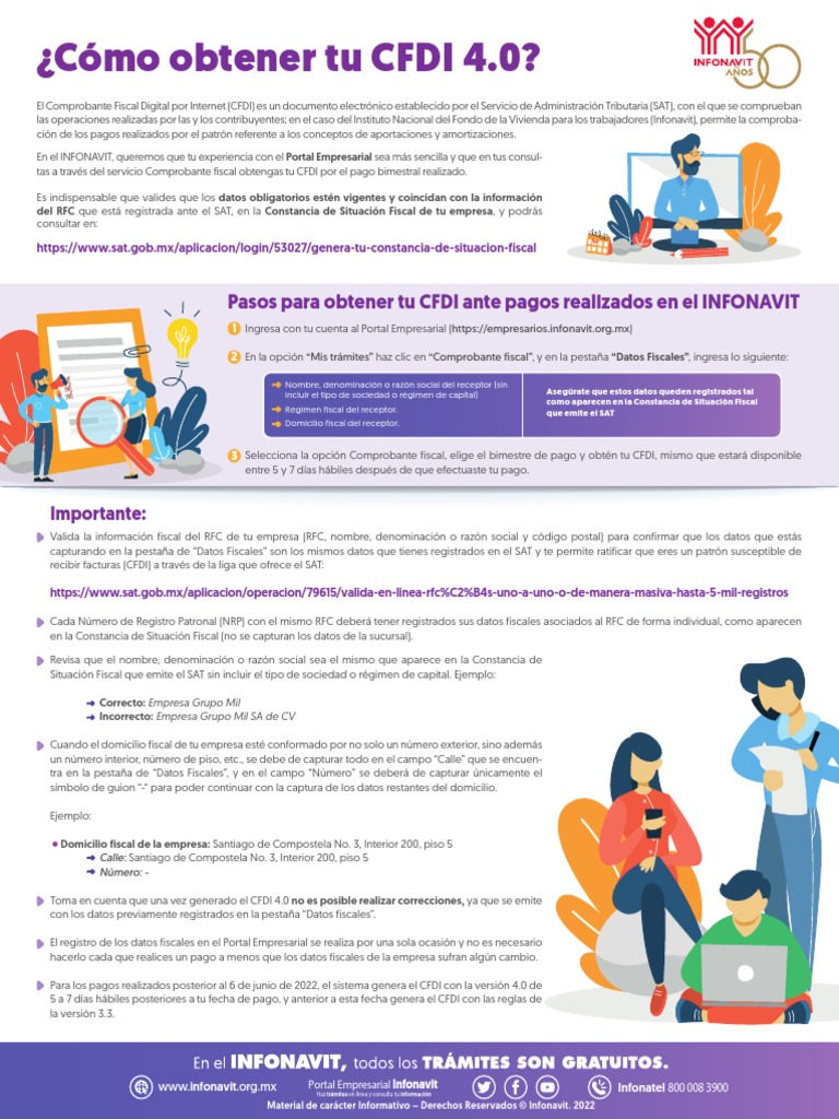 Factura Infonavit Pago | Descargar gratis PDF | Business