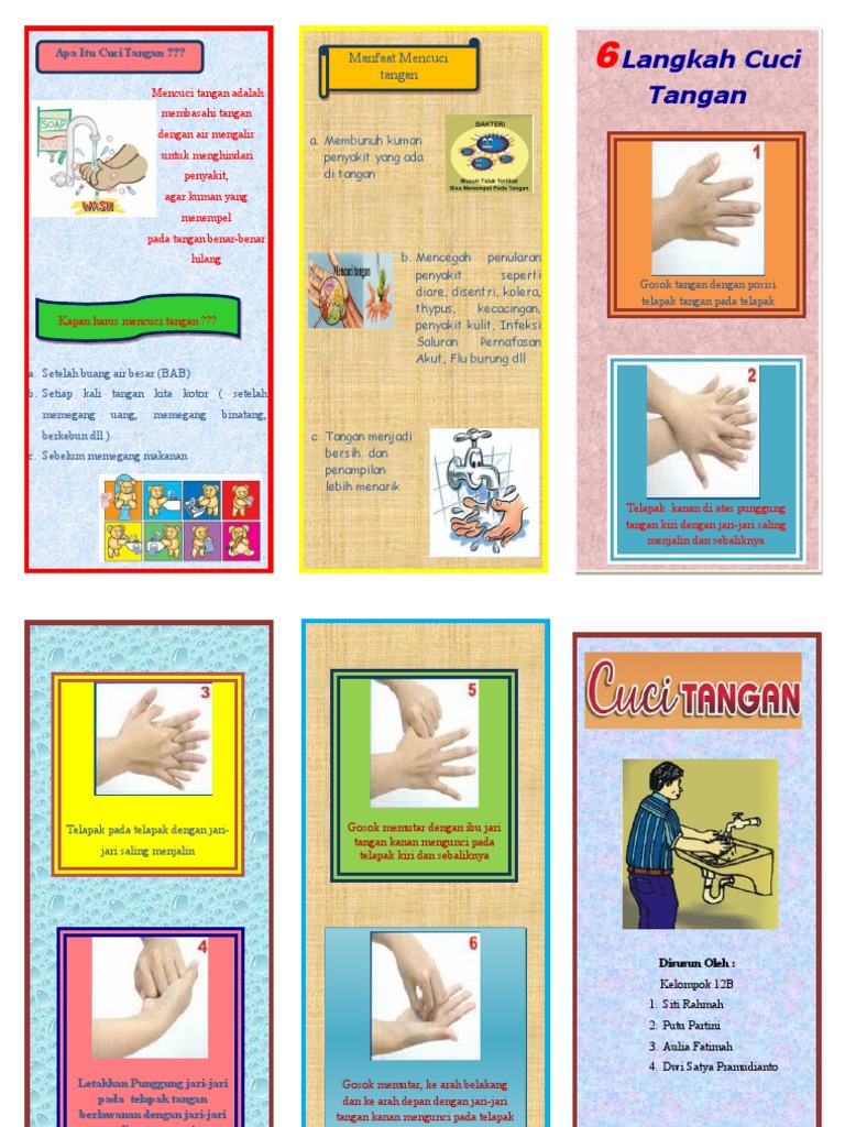 Leaflet Cuci Tangan | PDF