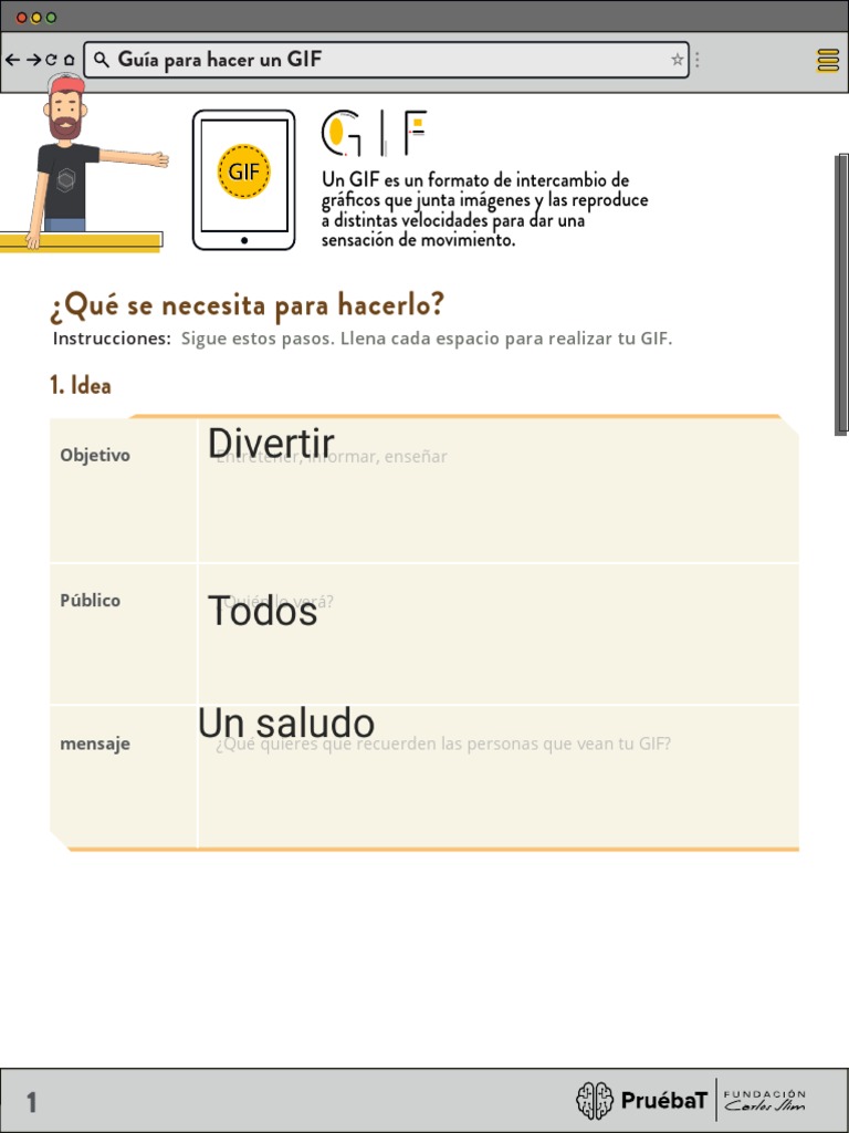 Guía para Crear Un Gift | PDF | Informática