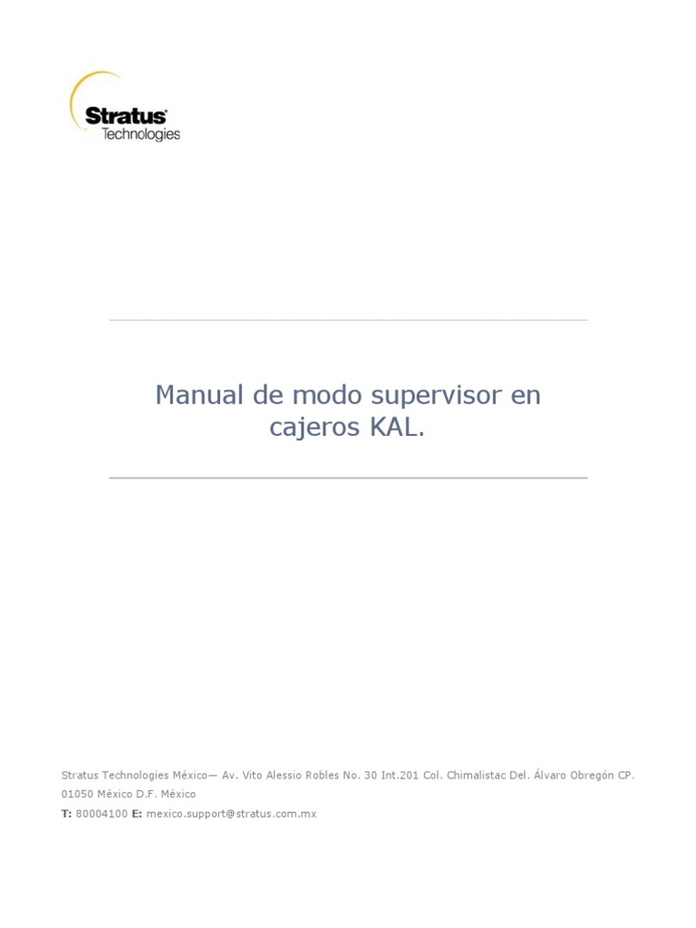 Manual de Modo Supervisor V1.4 | PDF | Dirección IP | Protocolos de ...