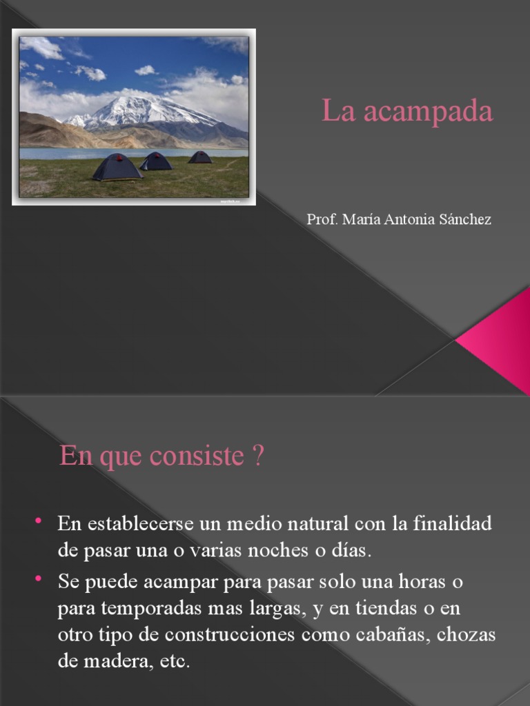La Acampada 2do de Secundaria | PDF