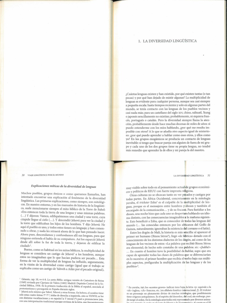 La Diversidad Linguistica-Bernardez | PDF