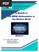 Ged 102 Mathematics in The Modern World Module PDF | PDF | Pattern | Symmetry