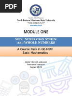 MATH Grade 7 Quarter 1 Module 1 Week 1 | PDF | Empty Set | Set ...