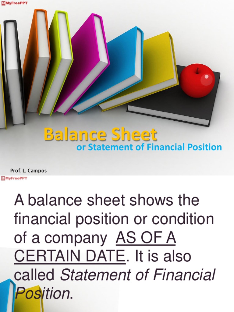 Statement of Financial Position | PDF | Balance Sheet | Business