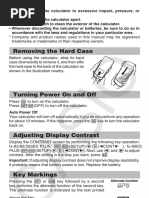 Exam Mode Casio FX Cg50 | PDF | Icon (Computing) | Office Equipment