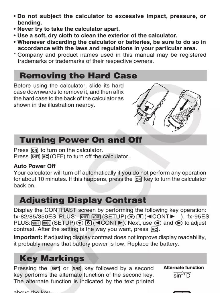 Casio FX-82ES Plus Manual de Instruções | PDF