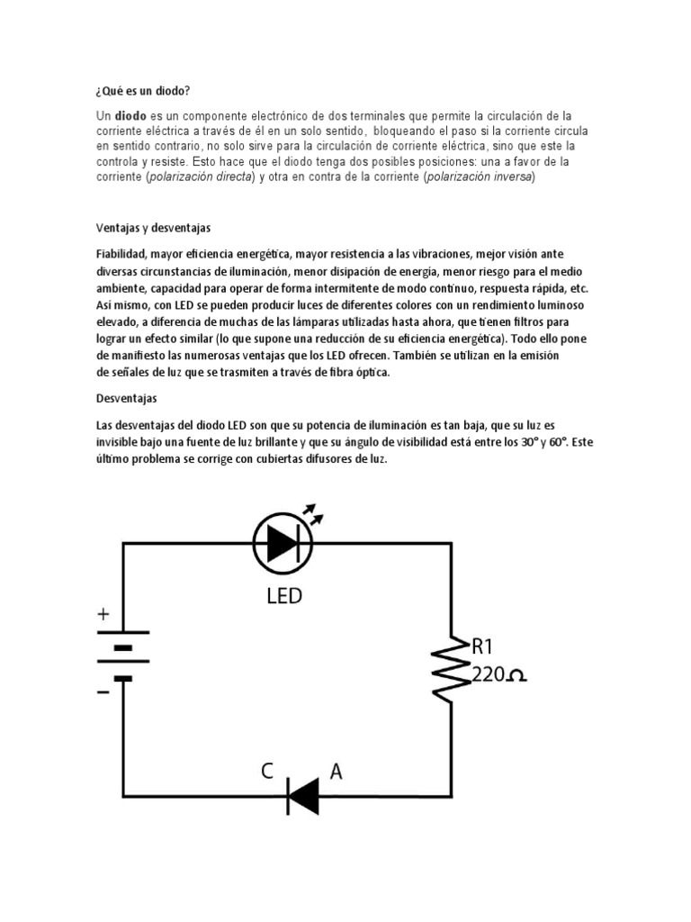 Qué Es Un Diodo XD | PDF