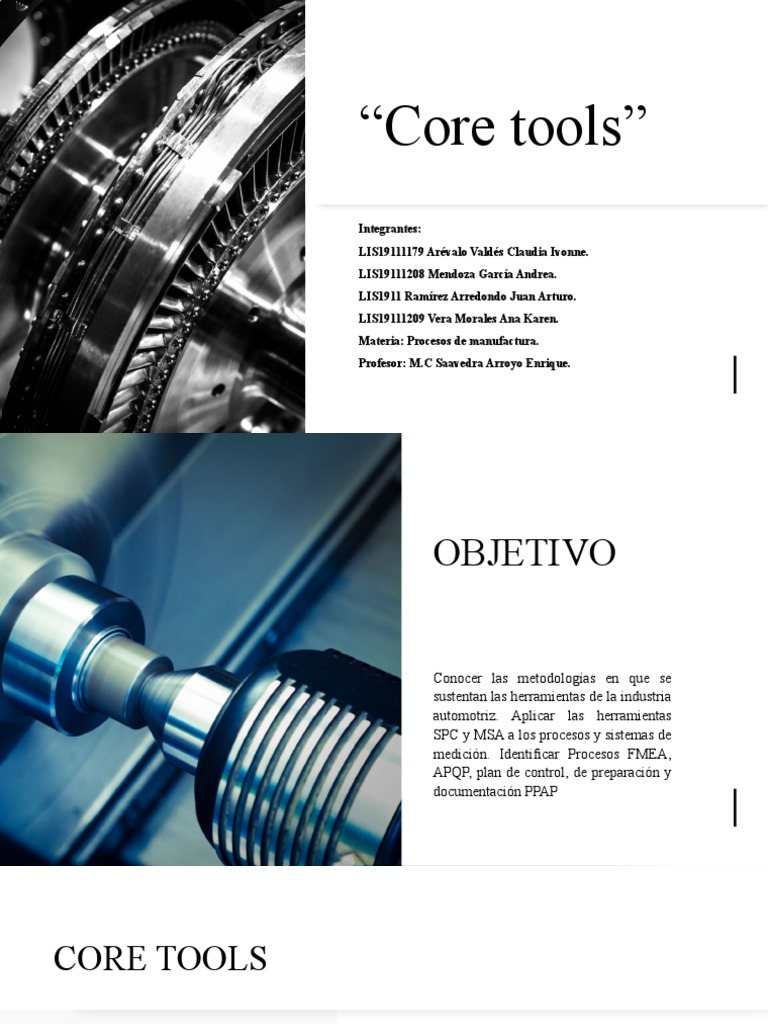 Core Tools | PDF | Diseño | Estadísticas