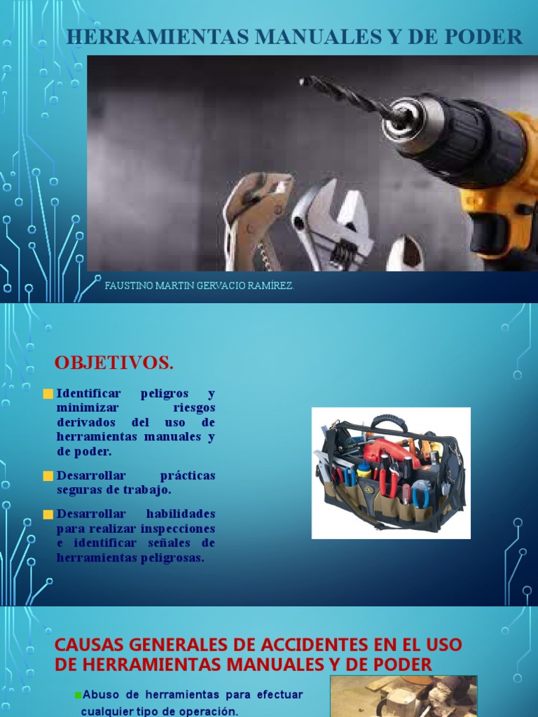 Herramientas Manuales y de Poder | PDF | Herramientas | Bienes manufacturados
