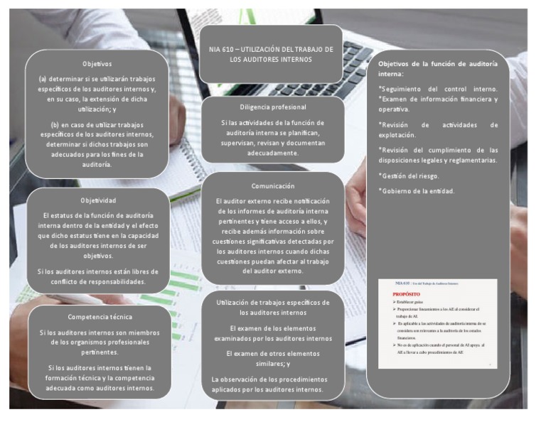 Mapa Mental NIA 610 | PDF | Auditoría | Contralor