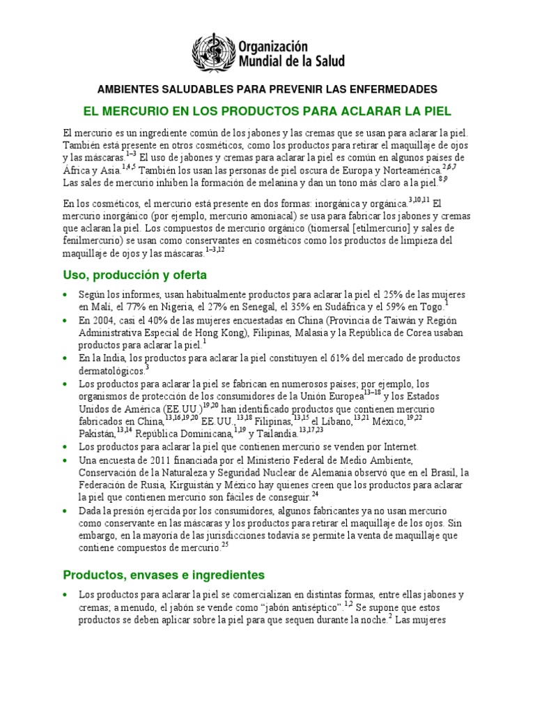 Mercury Flyer SP | PDF | Mercurio (Elemento) | Productos cosméticos