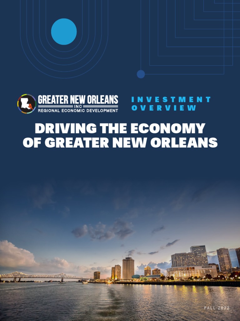 Supporting The Economy of Greater New Orleans: Investment | PDF ...