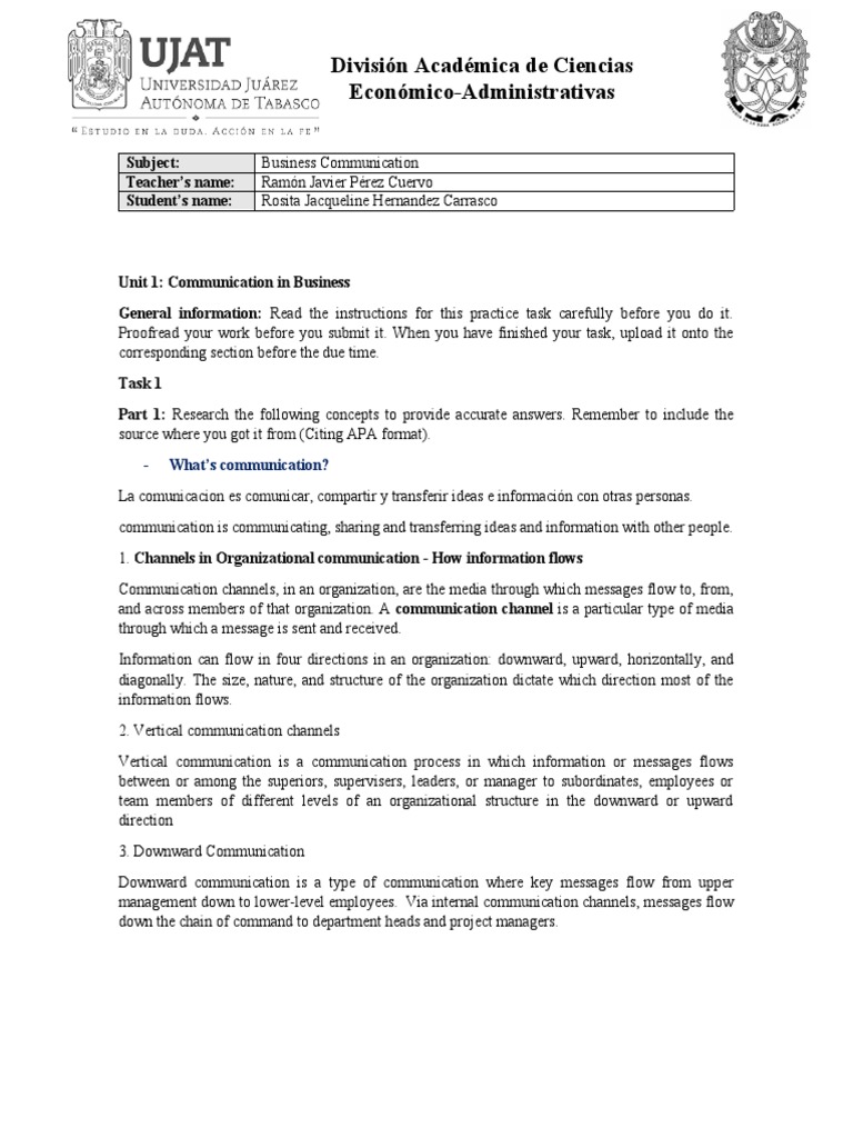 Types of Business Communication | PDF | Communication | Hierarchy