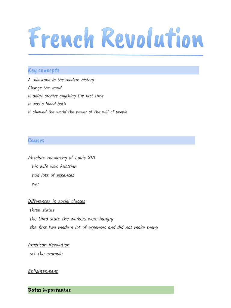French Revolution | PDF