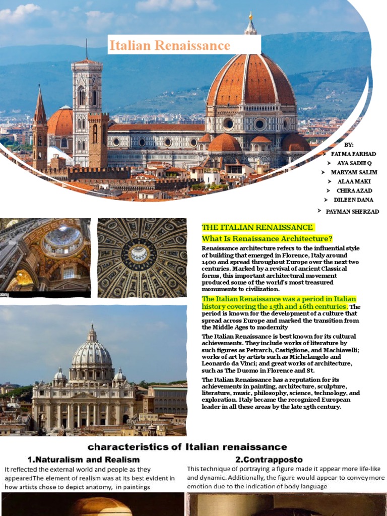 Italian Renaissance Insights | PDF | Renaissance | Italy