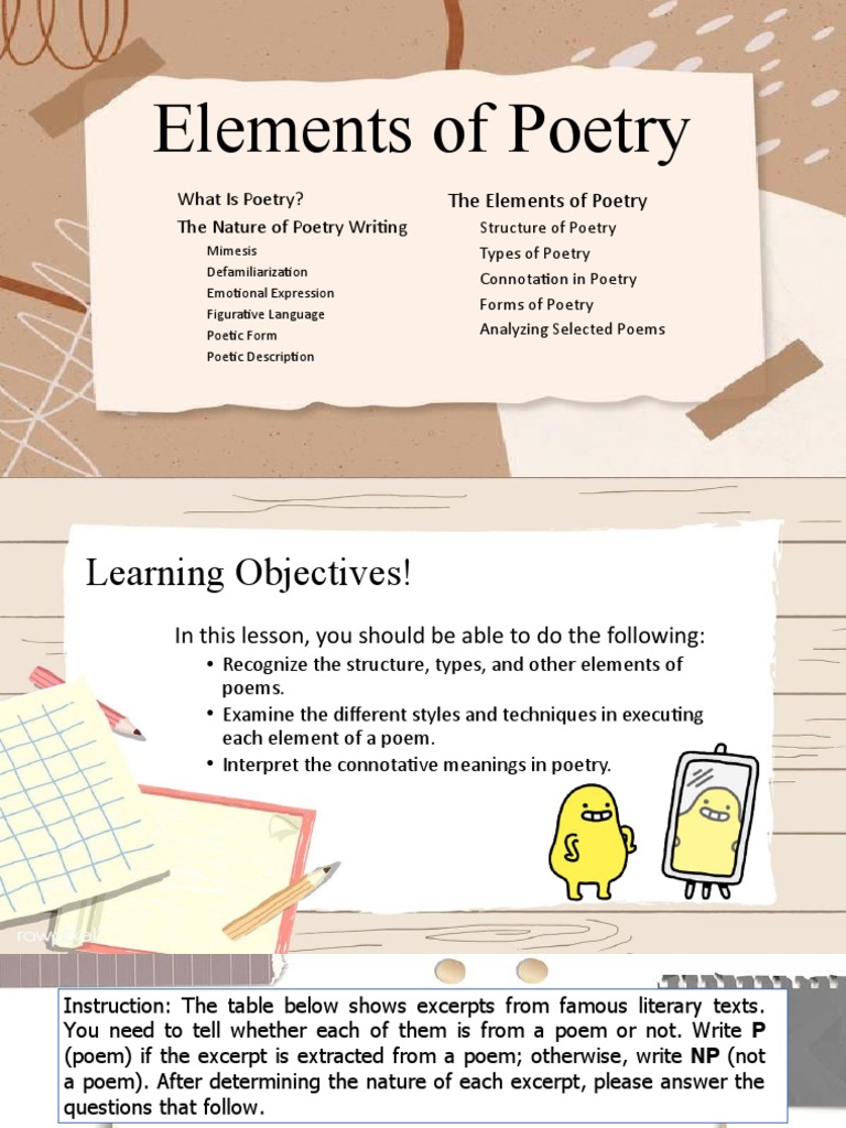 Elements of Poetry | PDF | Poetry | Metaphor