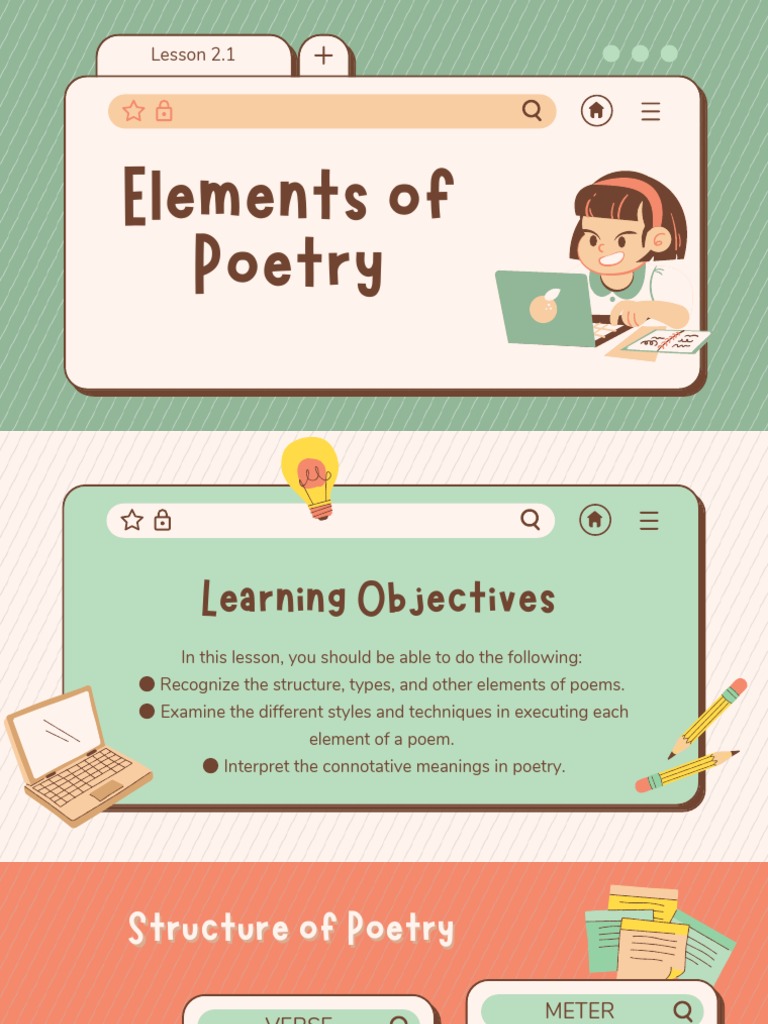 Understanding Poetry Elements and Types | PDF | Poetry | Metre (Poetry)