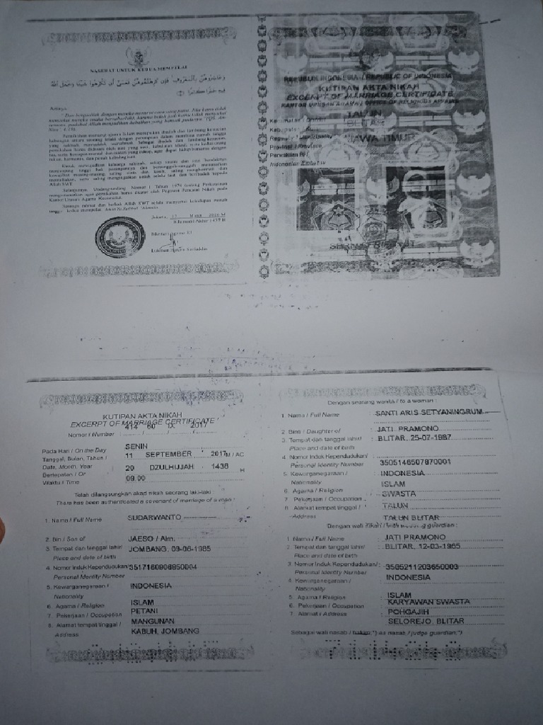 Akte Alif Shulton N | PDF