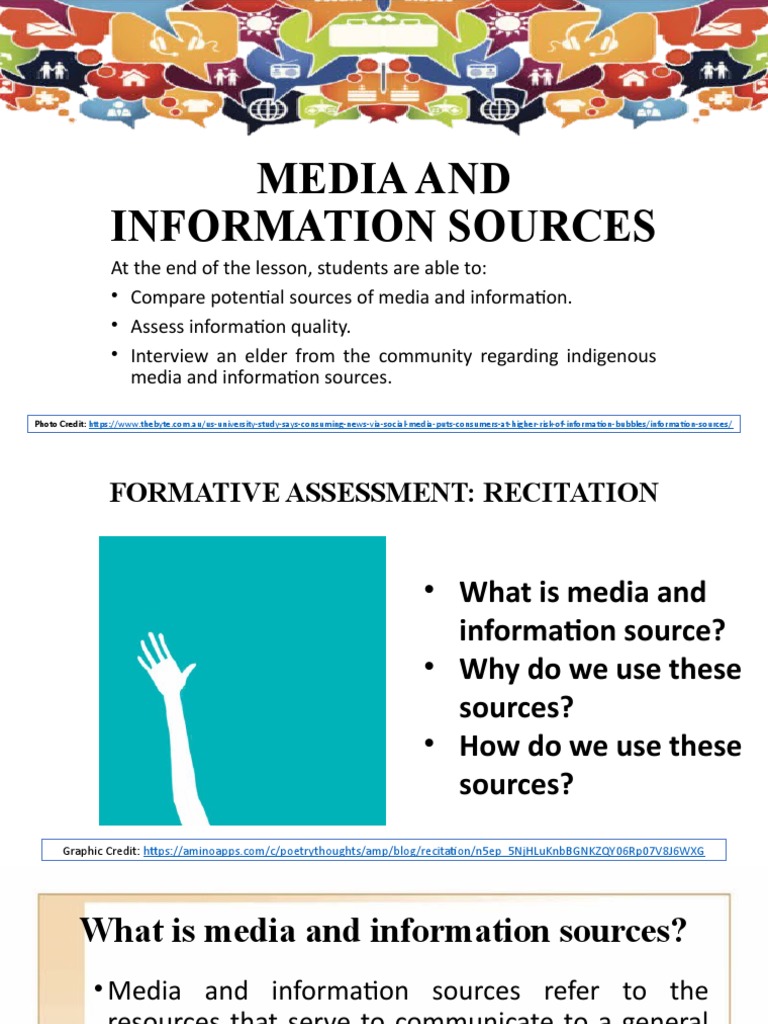 Media and Information Sources | PDF | Mass Media | Libraries