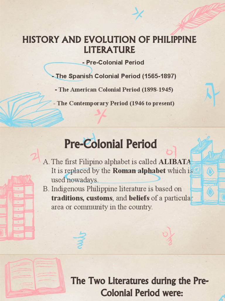 History and Evolution of Philippine Literature | PDF | Philippines ...