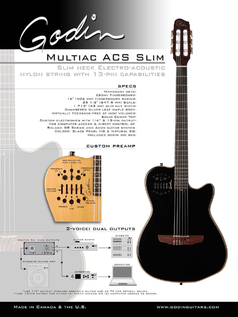Godin Acs Slim | PDF