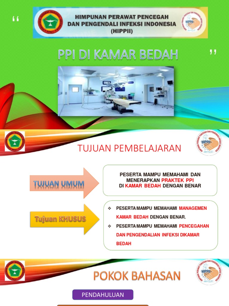 Ppi Kamar Bedah | PDF