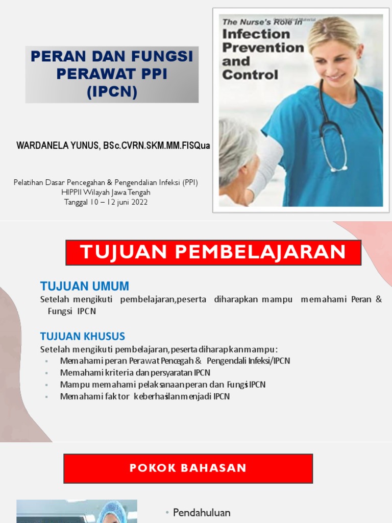 Peran dan Fungsi Perawat PPI di Rumah Sakit | PDF