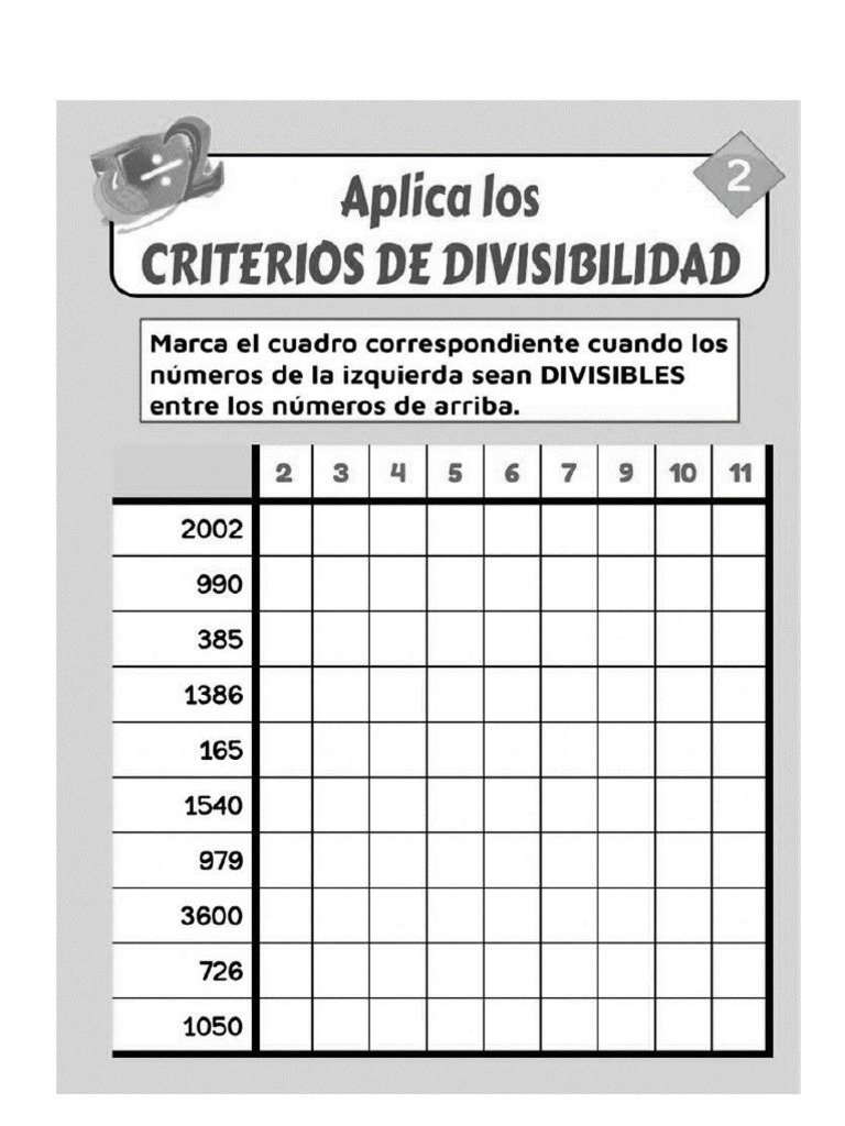 Numeros Primos, Compuestos y Divisibilidad | PDF