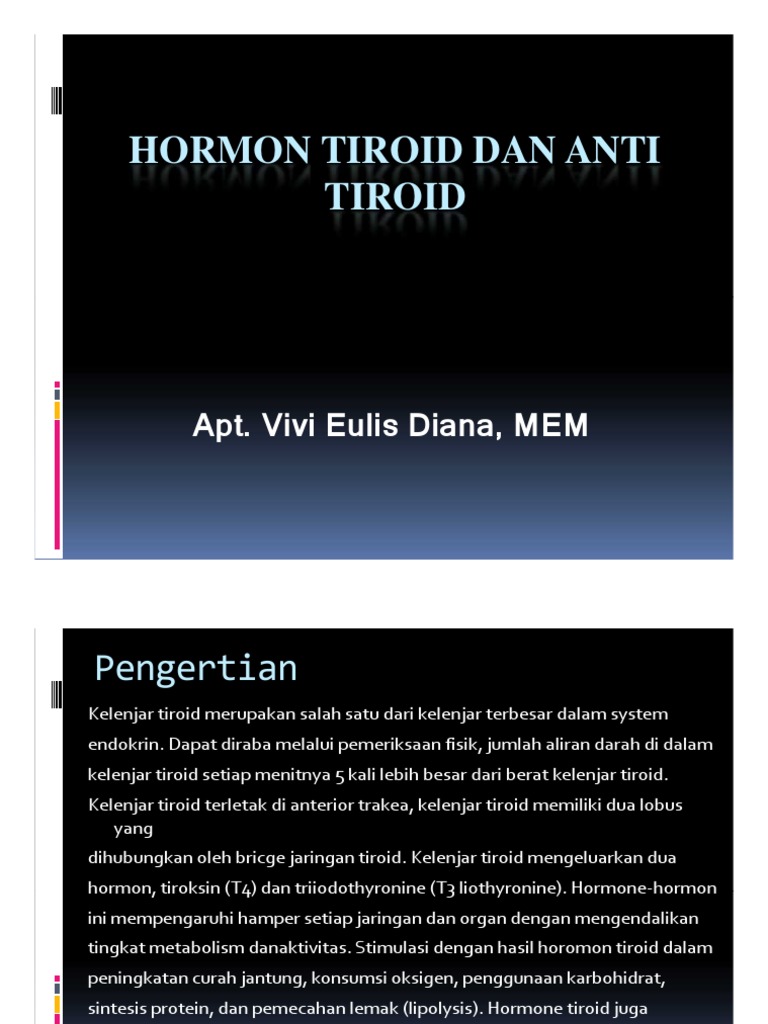 P. 14 Hormon Tiroid Dan Anti Tiroid - Unlocked | PDF
