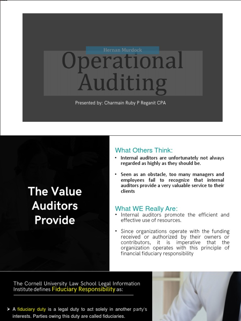 1.2operational Audit - Definition, Characteristics, and Guidance | PDF ...