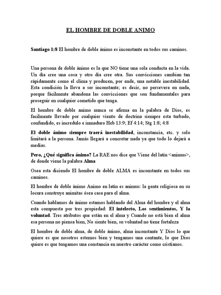 El Doble Animo | PDF | Alma | Creencia religiosa y doctrina