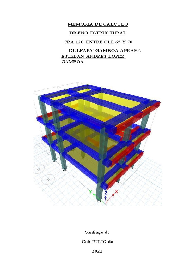 Memoria de Calculo - DULFARY GAMBOA | PDF | Viga (Estructura) | Hormigón Memoria de Calculo - DULFARY GAMBOA | PDF | Viga (Estructura) | Hormigón
