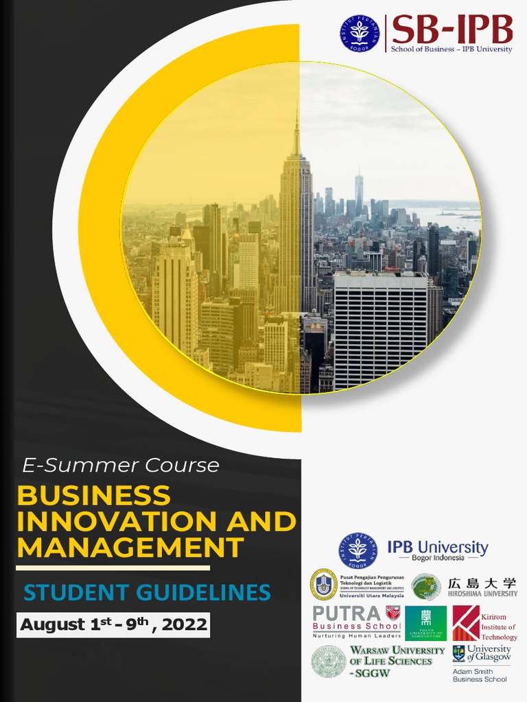 Student Guidelines BIM Summer Course | PDF | Thesis | Learning