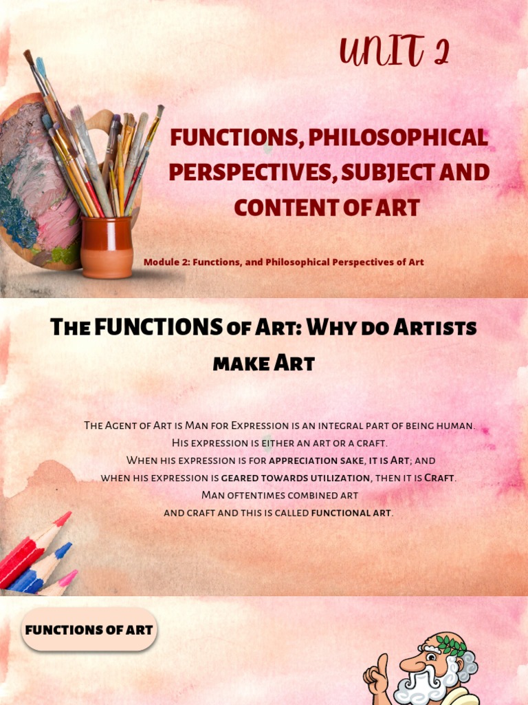 Unit 2 FUNCTIONS, PHILOSOPHICAL PERSPECTIVES, SUBJECT AND CONTENT OF ... Unit 2 FUNCTIONS, PHILOSOPHICAL PERSPECTIVES, SUBJECT AND CONTENT OF ...