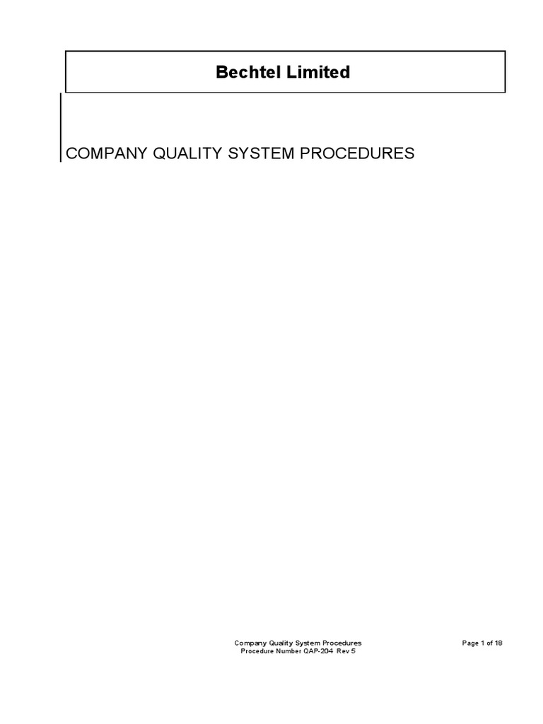 204-05 - Design Control | PDF | Quality Management System | Specification (Technical Standard)