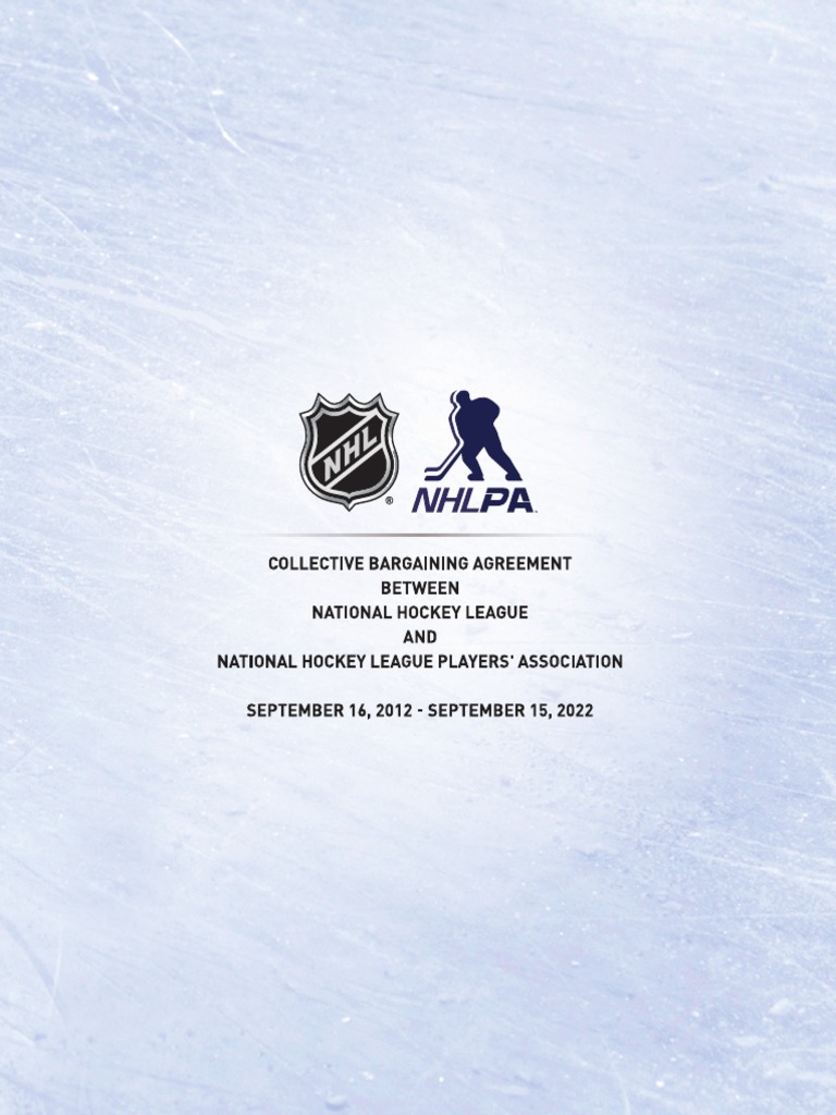 NHL Collective Bargaining Agreement | PDF