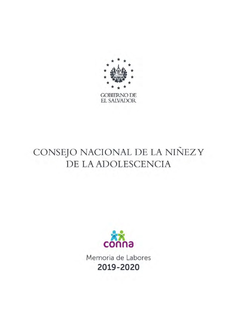 Memoria Conna 2019-2020 | PDF | Convención de los Derechos del Niño ...