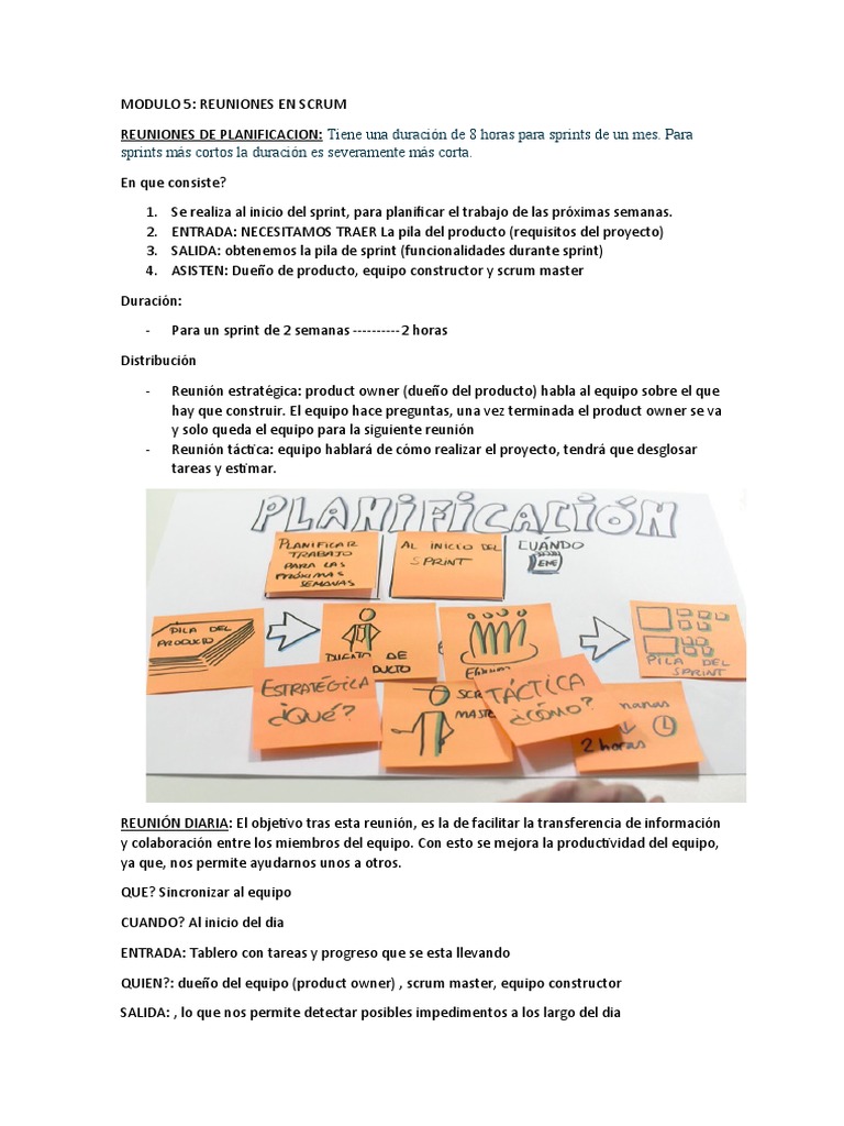 Modulo 5 | PDF | Scrum (desarrollo de software) | Informática