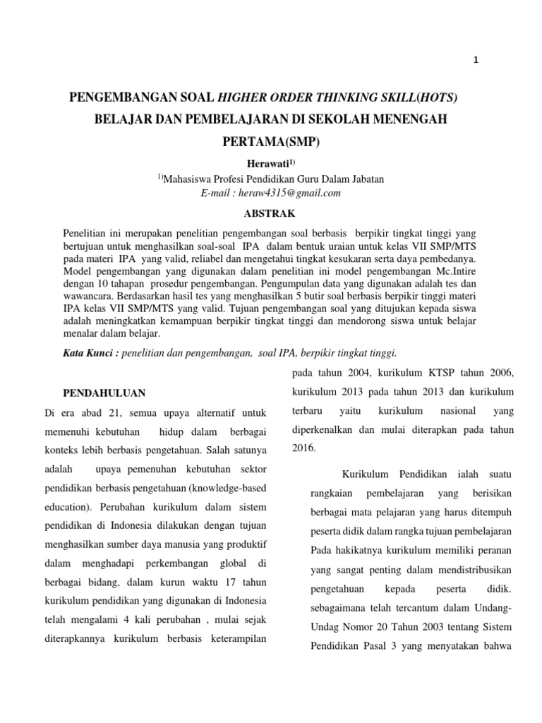 Jurnal IPA | PDF
