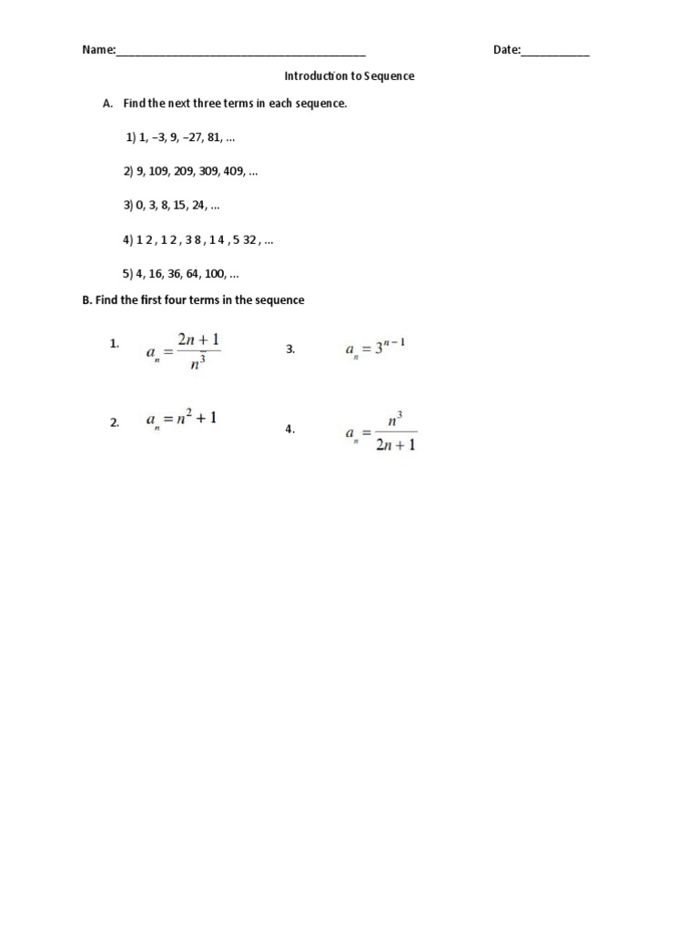 Introduction To Sequence | PDF