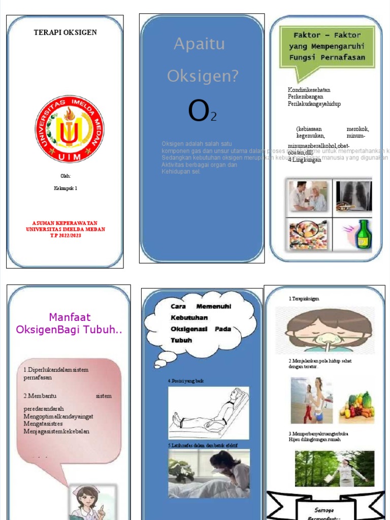 Leaflet Terapi Oksigen Kel.1 | PDF