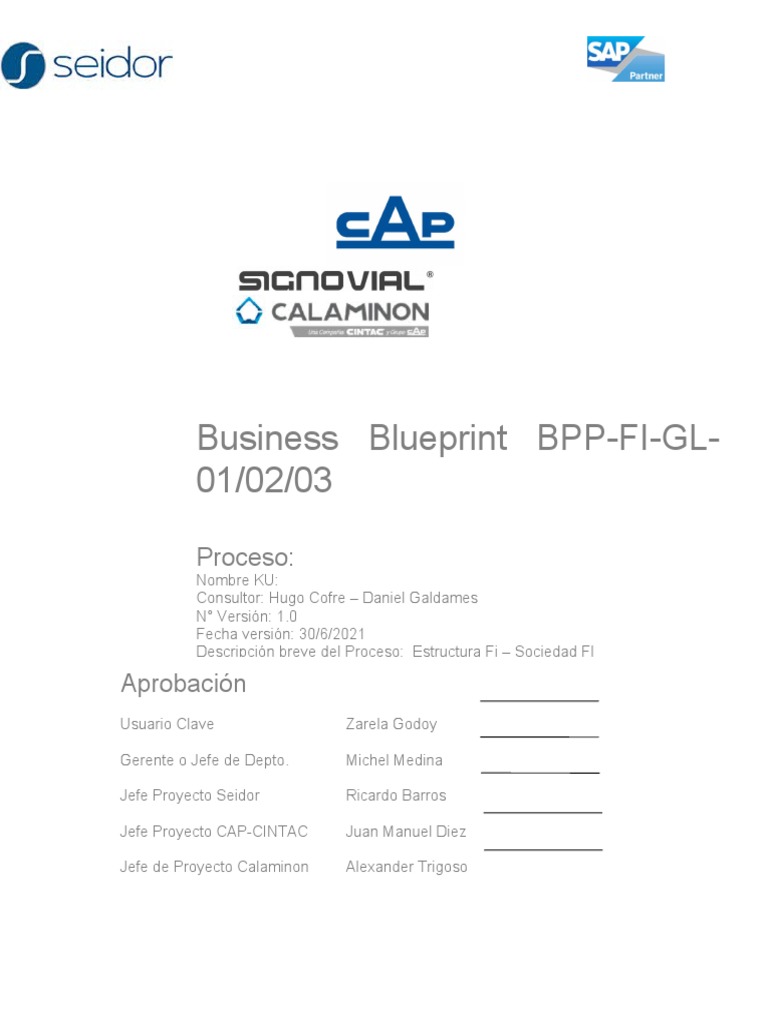 01 - BBP - Template - Estructura FI GL 01 02 03 v2 | PDF | Contabilidad | Sociedad