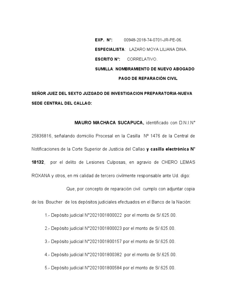 Escrito 2 | PDF