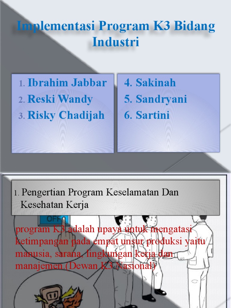 Implementasi Program K3 Bidang Industri | PDF