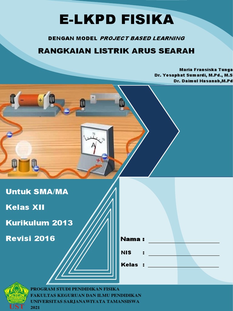 E-LKPD Fisika Dengan Model Project Based Learning Pada Materi Rangkaian Listrik Arus Searah | PDF