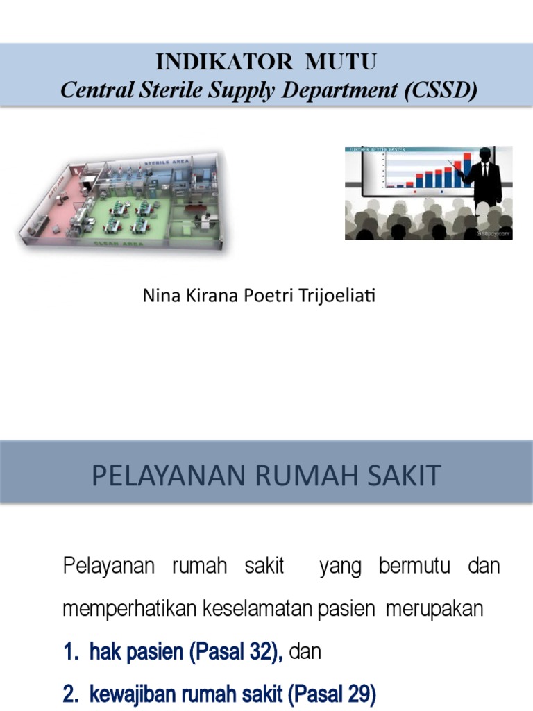 Indikator Mutu CSSD | PDF