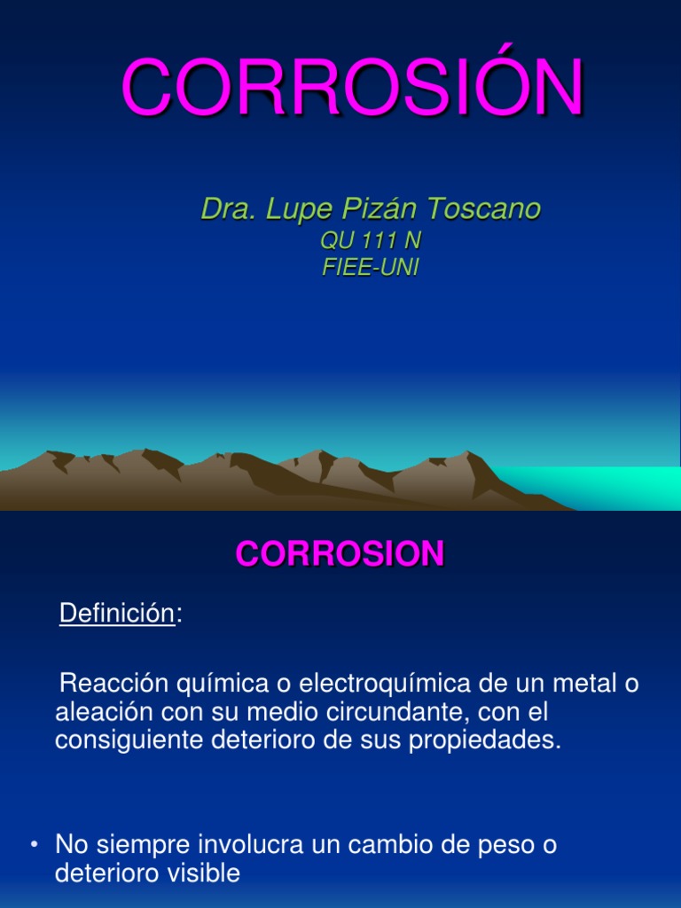 CAP 8 2 Corrosion | PDF | Corrosión | Electroquímica