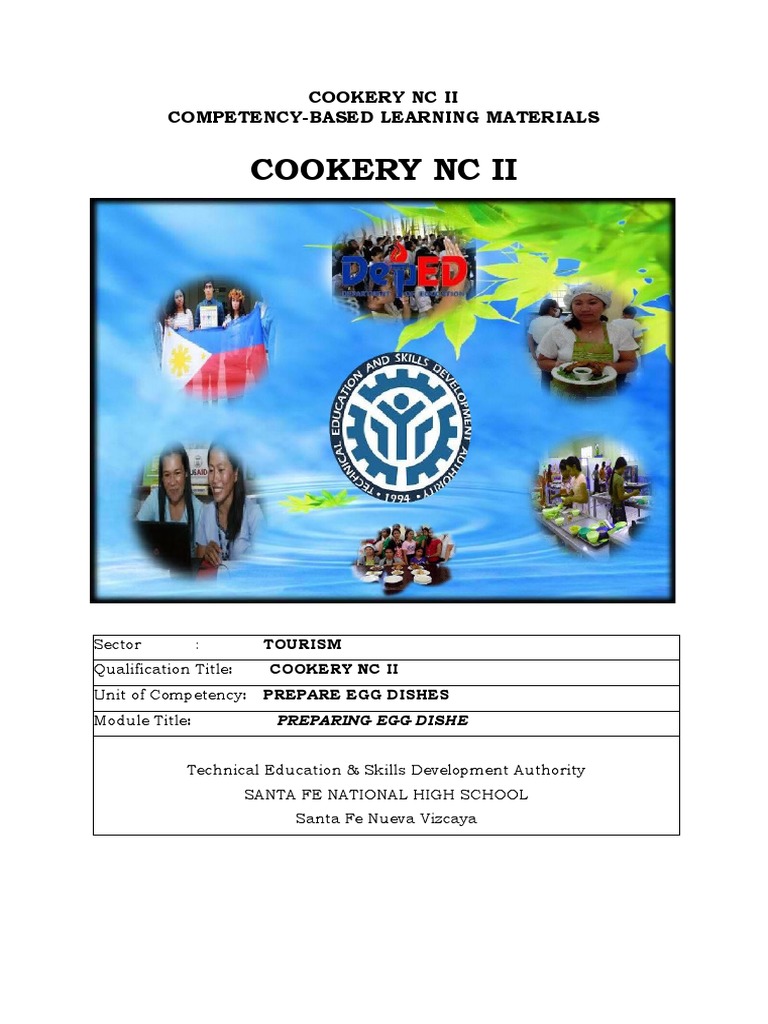 Preparing Egg Dishes: NC II Module | PDF | Egg As Food | Foods