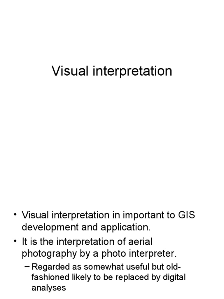 CH 10 Visual Interpretation | PDF | Geographic Information System ...